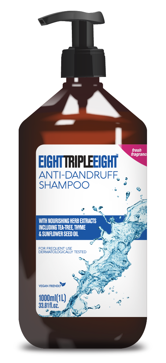 Eight Triple Eight 1L Anti-Dandruff Shampoo for Flawless Hair– Thechemist2u