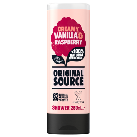 Original Source Creamy Raspberry Shower Gel 250ml - Luxurious Bath ...