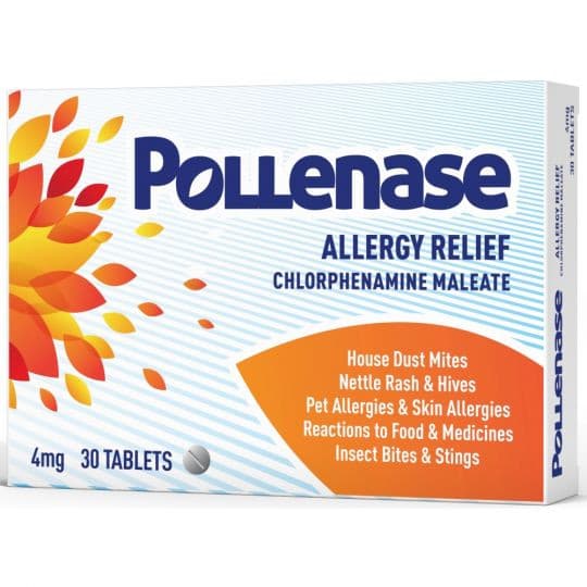Chlorphenamine Maleate 4mg Tablets 30s– Thechemist2u